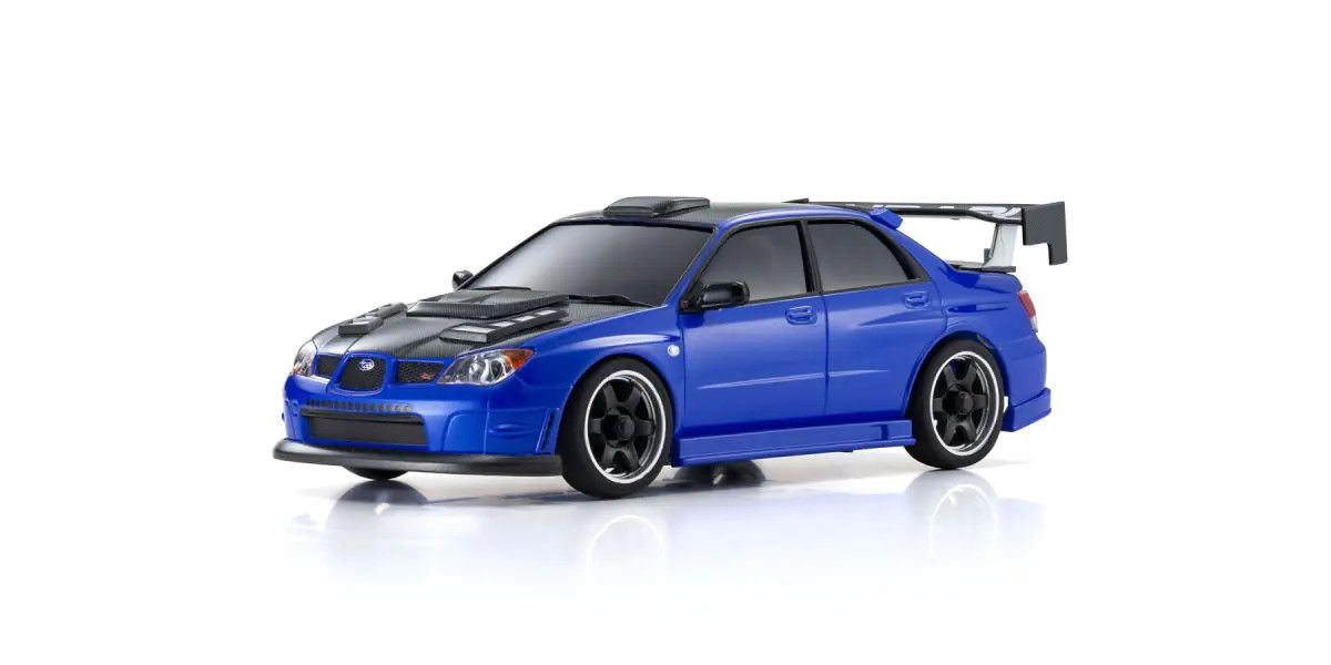 ASC MA-020 SUBARU IMPREZA with Aero kit and CFRP hood Metallic Blue MZ ...
